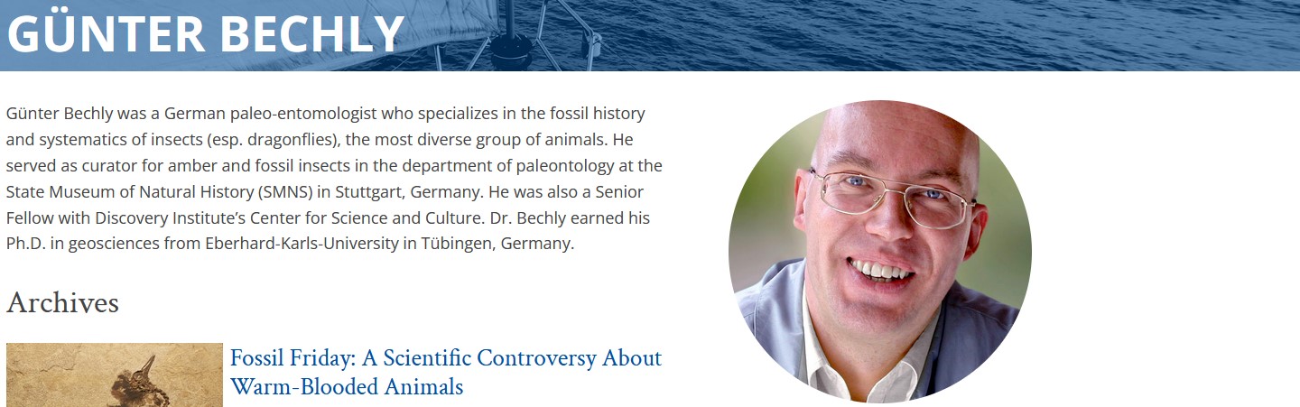 Gunter Bechly and Fossil Fridays | sixdaysblog